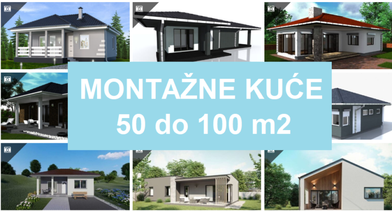 Montažne kuće 50 do 100 m2 – Ekovizija